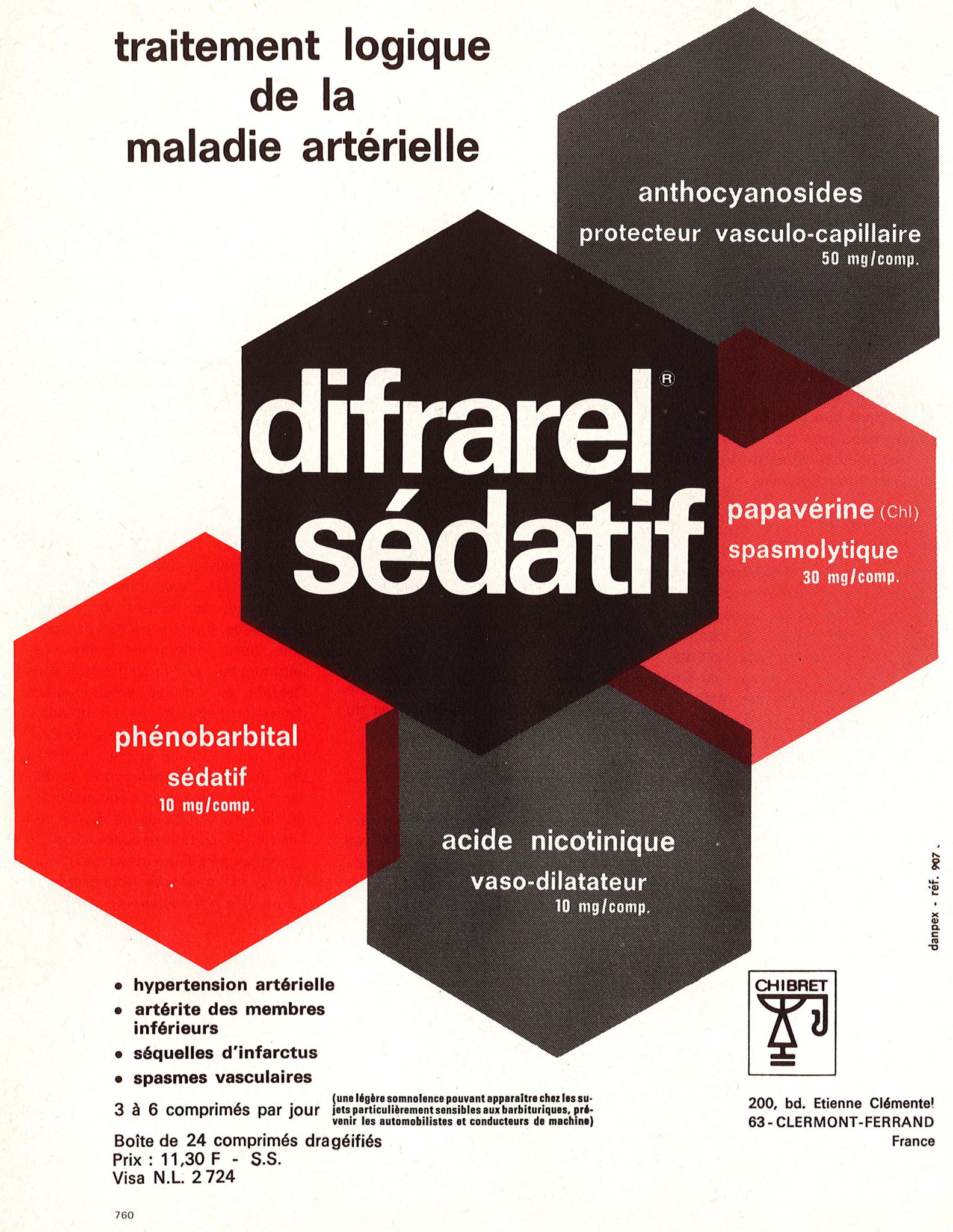 Difrarel® (anthocyanosides from Vaccinium myrtillus, bilberry), from ...