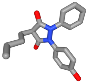 Tandéril® (1-phenyl-2-(p-hydroxyphenyl)-3,5-dioxo-4-n-butyl ...