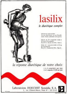 Lasilix® (furosemide), from Laboratoires Hoechst Somédia (Paris), 1971 ...